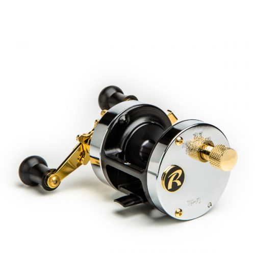 TG-F1 MK-5 ROCKET REEL - Chrome & Gold - 6500 - The Rocket Reel Company