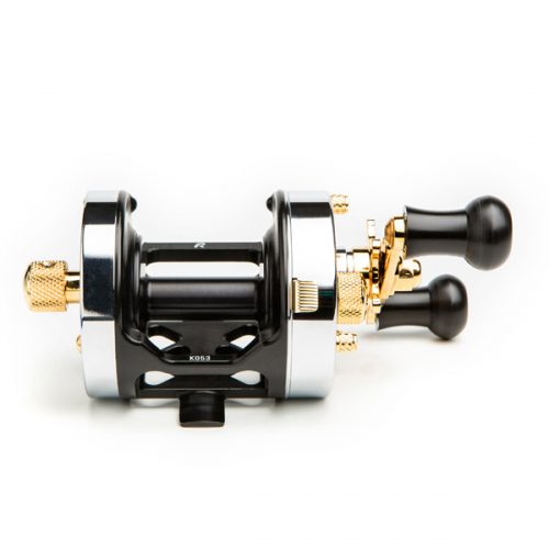 TG-F1 MK-5 ROCKET REEL - Chrome & Gold - 6500 - The Rocket Reel Company